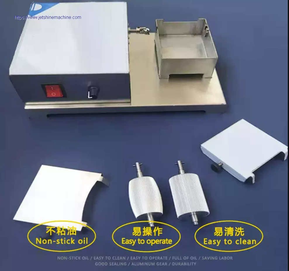 Leather edge inking paiting machine for handbag belt