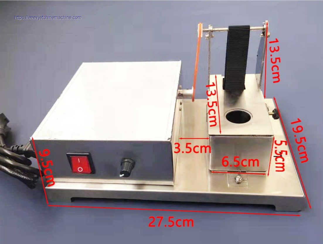 Electronic leather edge inking machine for handbag