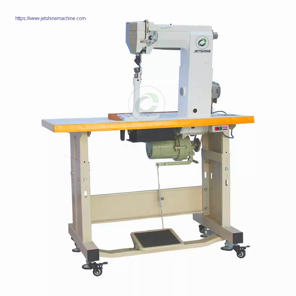 slim post bed sewing machine for leather boot