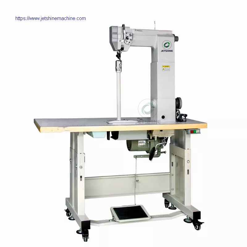 slim post bed sewing machine for leather boot