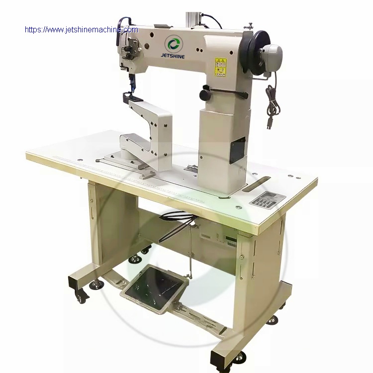 Rotary moving arm high post bed sewing machine