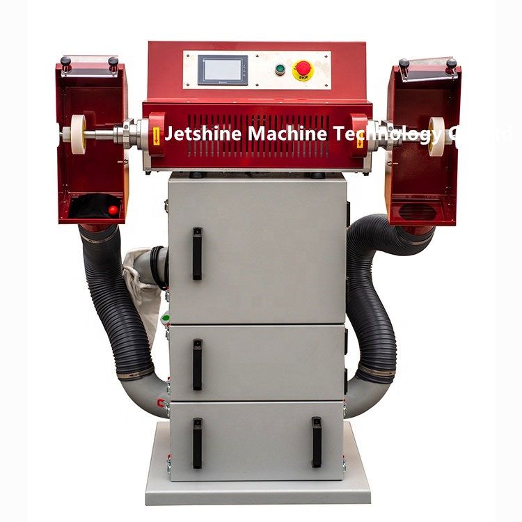 Double Station leather Edge Grinding Polishing Machine handbag