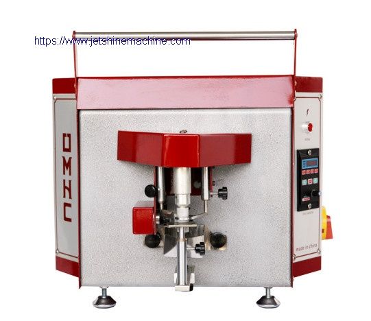 Leather shoe edge colorirng machine